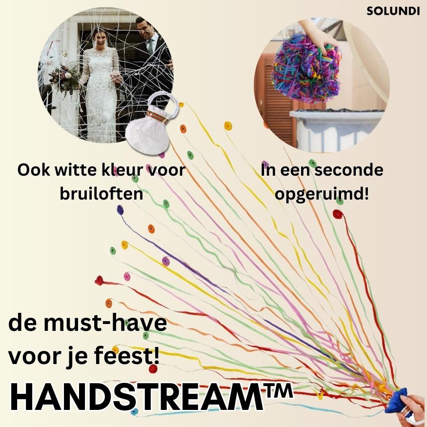 HandStream™ | Vier feest zonder rotzooi | 50% tijdelijke korting ...